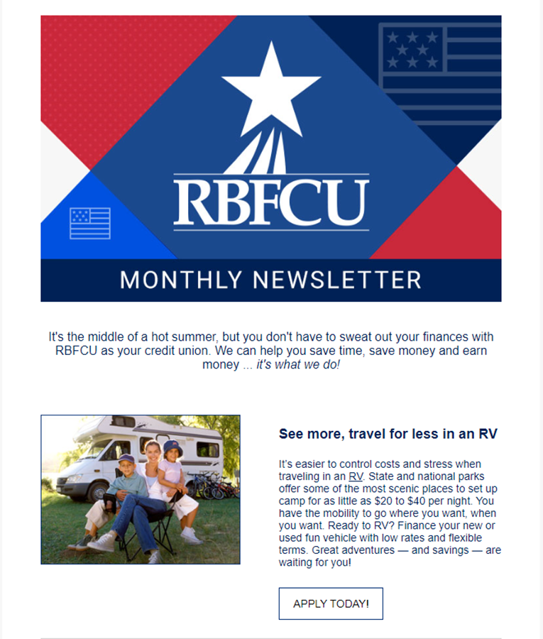 Credit Union News, Press Releases | RBFCU