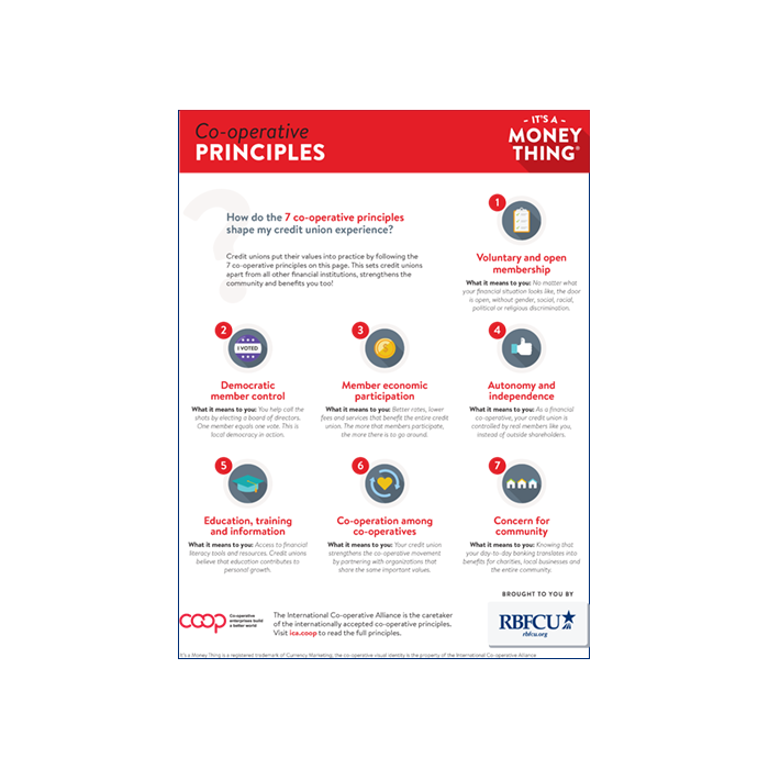 Co-operative Principles - Why Is It Called A Credit Union | RBFCU